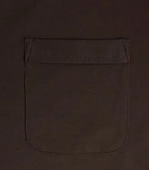 Paige Pima Cotton Cosgrove Shirt - Brown