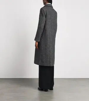 Huishan Zhang Floral Appliqué Giana Coat