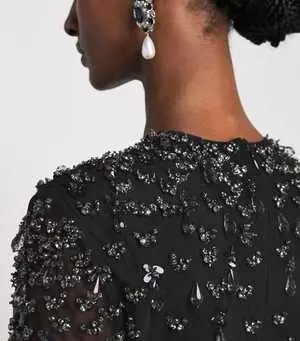 Huishan Zhang Embellished Eloise Midi Dress
