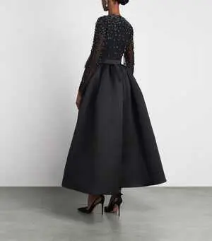 Huishan Zhang Embellished Eloise Midi Dress
