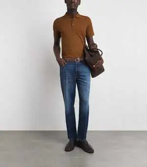 Falke Pima Cotton Piqué Polo Shirt