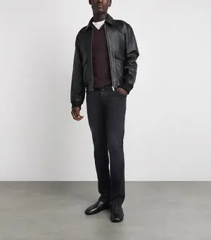 JACOB COHЁN Pony Hair-patch Nick Slim Jeans