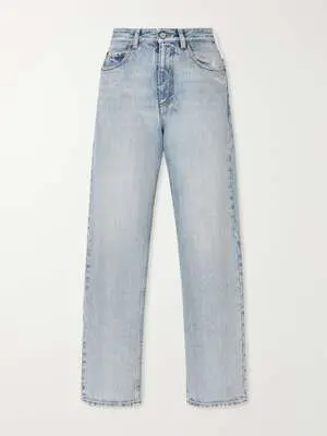 MAISON MARGIELA Mid-rise Wide-leg Jeans - Light Denim