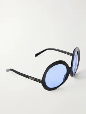 Celine Round-frame Acetate Sunglasses