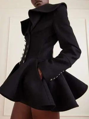 Alexander McQueen Double-breasted Wool Coat