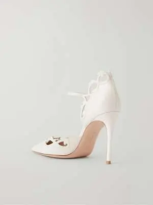 GIANVITO ROSSI 95 Leather Pumps