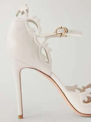 GIANVITO ROSSI 95 Leather Pumps