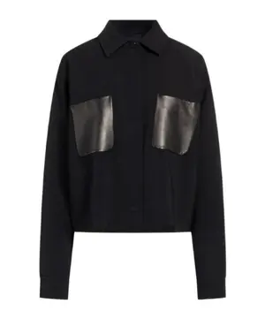 Max Mara Minimalist Longsleeve Wool Shirt - Black