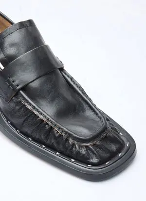 MIISTA Square Toe Business Dress Shoes