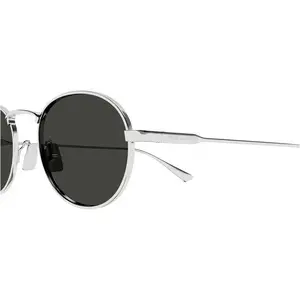 Saint Laurent Oval Frame Sunglasses - Black