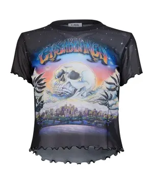 Casablanca Logo Crew Neck T-shirt