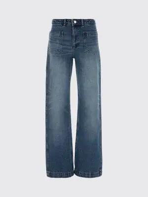 A.p.c. Victoria High-waisted Wide-leg Cotton Denim Jeans