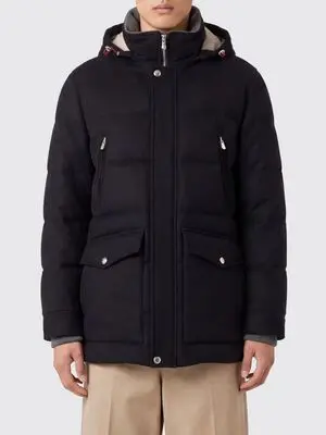 Brunello Cucinelli Padded Wool Parka With Detachable Hood - Black
