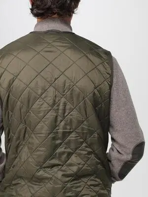 Barbour Quilted Nylon Waterproof Gilet With Fleece Lining - Olive
