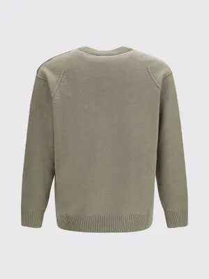C.P. COMPANY Collared Long Sleeve Sweater - Beige
