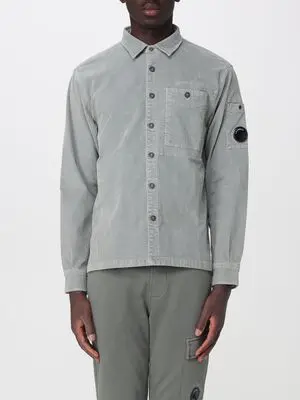 C.P. COMPANY Long-sleeved Corduroy Shirt With Pocket