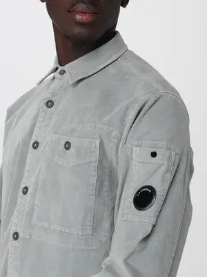 C.P. COMPANY Long-sleeved Corduroy Shirt With Pocket