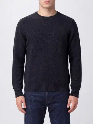 DRUMOHR 100% Lambswool Long-sleeved Crewneck Jumper - Grey