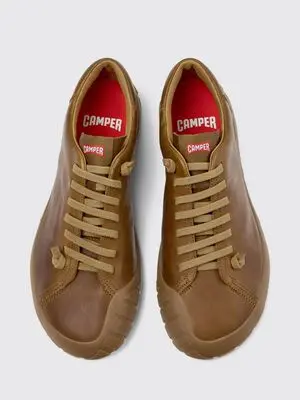Camper Peu Path+ Slip-on Trainers In Calfskin With Elastic Laces
