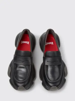 Camper Karst 2 Smooth Leather Penny Loafers With Vibram Sole