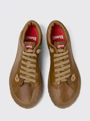 Camper Peu Path+ Slip-on Trainers In Calfskin With Elastic Laces
