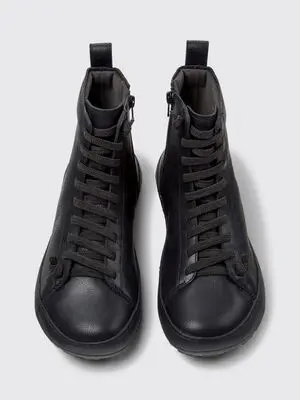 Camper Peu Serra Outdoor Boots In Calfskin With Vibram Rubber Sole