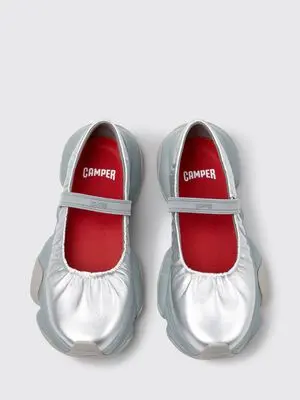 Camper Karst 2 Laminated Leather Mary Jane Sneakers With Vibram Sole