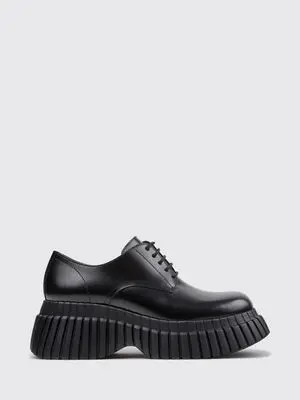 Camper Brushed Leather Derby Shoes With Block Heel And Xl Extralight® Sole