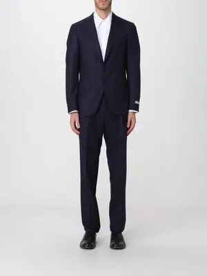 Canali Single-breasted Pinstripe Wool Suit