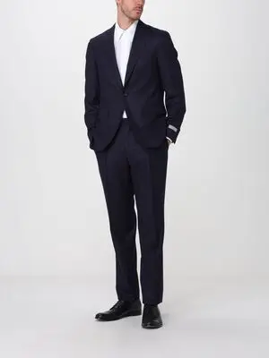 Canali Single-breasted Pinstripe Wool Suit