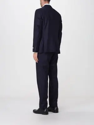 Canali Single-breasted Pinstripe Wool Suit
