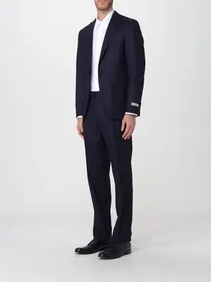 Canali Single-breasted Pinstripe Wool Suit