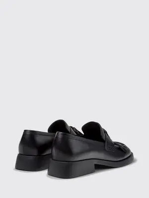 Camper Twins Smooth Leather Penny Loafers With Fringes And Xl Extralight® Sole