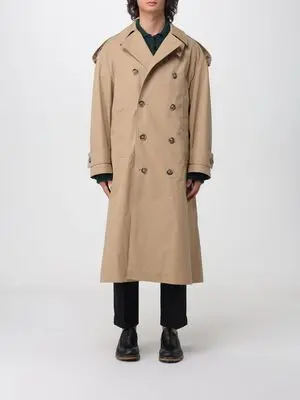 AMI Paris Relaxed Fit Double-breasted Cotton Trench Coat