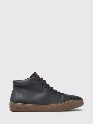 Camper Peu Touring High-top Sneakers In Calfskin Leather With A Slip-on Design