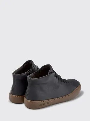 Camper Peu Touring High-top Sneakers In Calfskin Leather With A Slip-on Design
