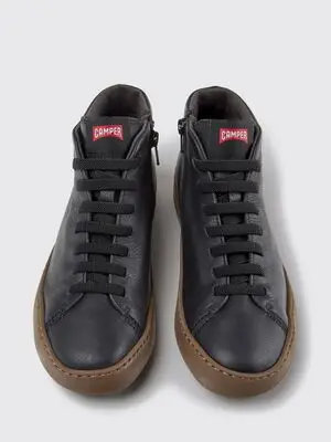 Camper Peu Touring High-top Sneakers In Calfskin Leather With A Slip-on Design