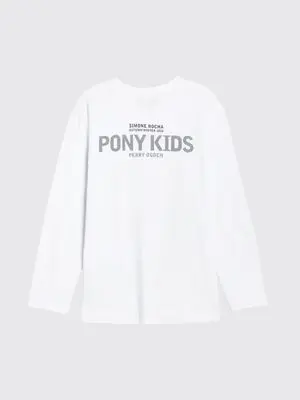 Simone Rocha Long-sleeved Cotton T-shirt With Graphic Print