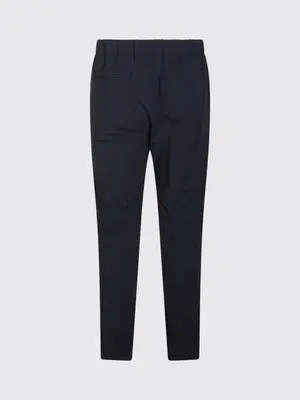 Herno Straight-leg Technical Fabric Trousers With Elasticated Drawstring Waist - Navy