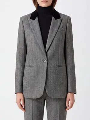 FORTE_FORTE Single Breasted Blazer - Black