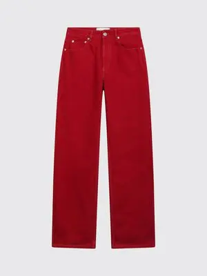 AMI Paris High-waisted Straight Jeans In Cotton Denim