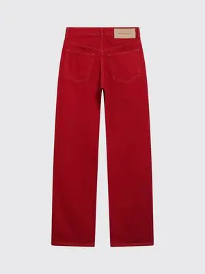 AMI Paris High-waisted Straight Jeans In Cotton Denim
