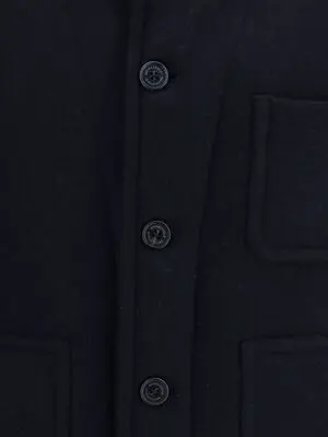 BROOKSFIELD Casual Wool Blend Shirt Jacket With Front Patch Pockets