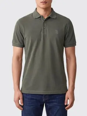 Brunello Cucinelli Polo Shirt Men Grey