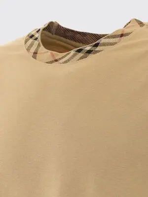 Burberry Pure Cotton Crew Neck T-shirt With Short Sleeves And Straight Hem