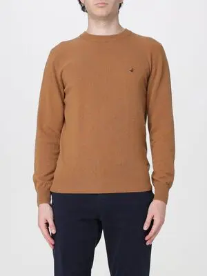 BROOKSFIELD Crew Neck Wool Jumper - Camel