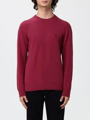 BROOKSFIELD Crew Neck Wool Jumper - Fuchsia