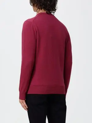 BROOKSFIELD Crew Neck Wool Jumper - Fuchsia