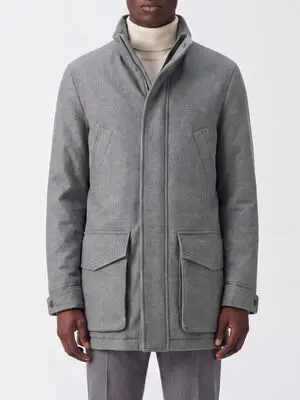 Brunello Cucinelli Single-breasted Short Coat In 100% Cashmere With High Collar