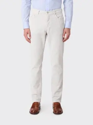 Brunello Cucinelli Brunello Cucinelli Slim Fit Corduroy Trousers Grey 1